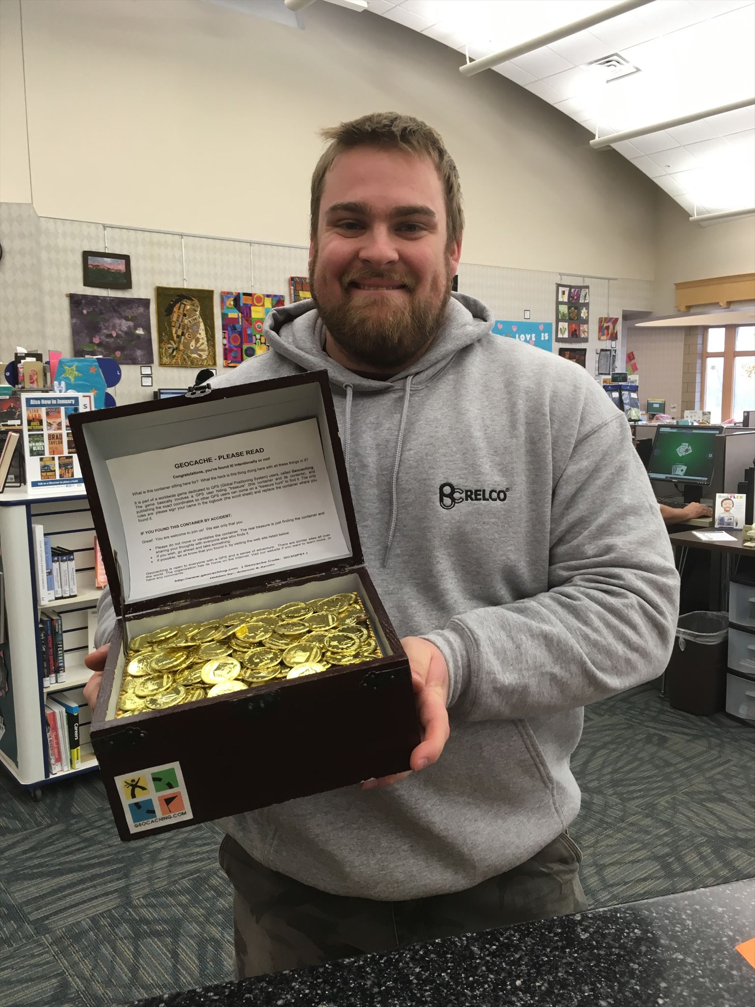 Cache Hiding Themes—January: books and libraries – Official Blog