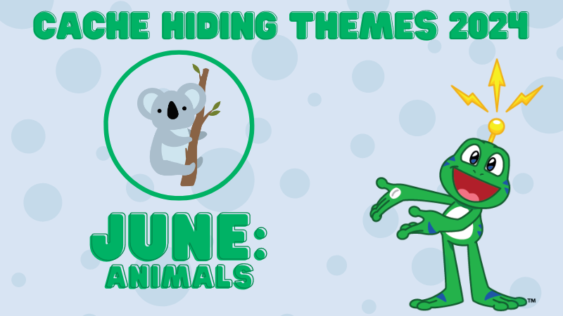 Cache Hiding Themes—June: animals – Official Blog